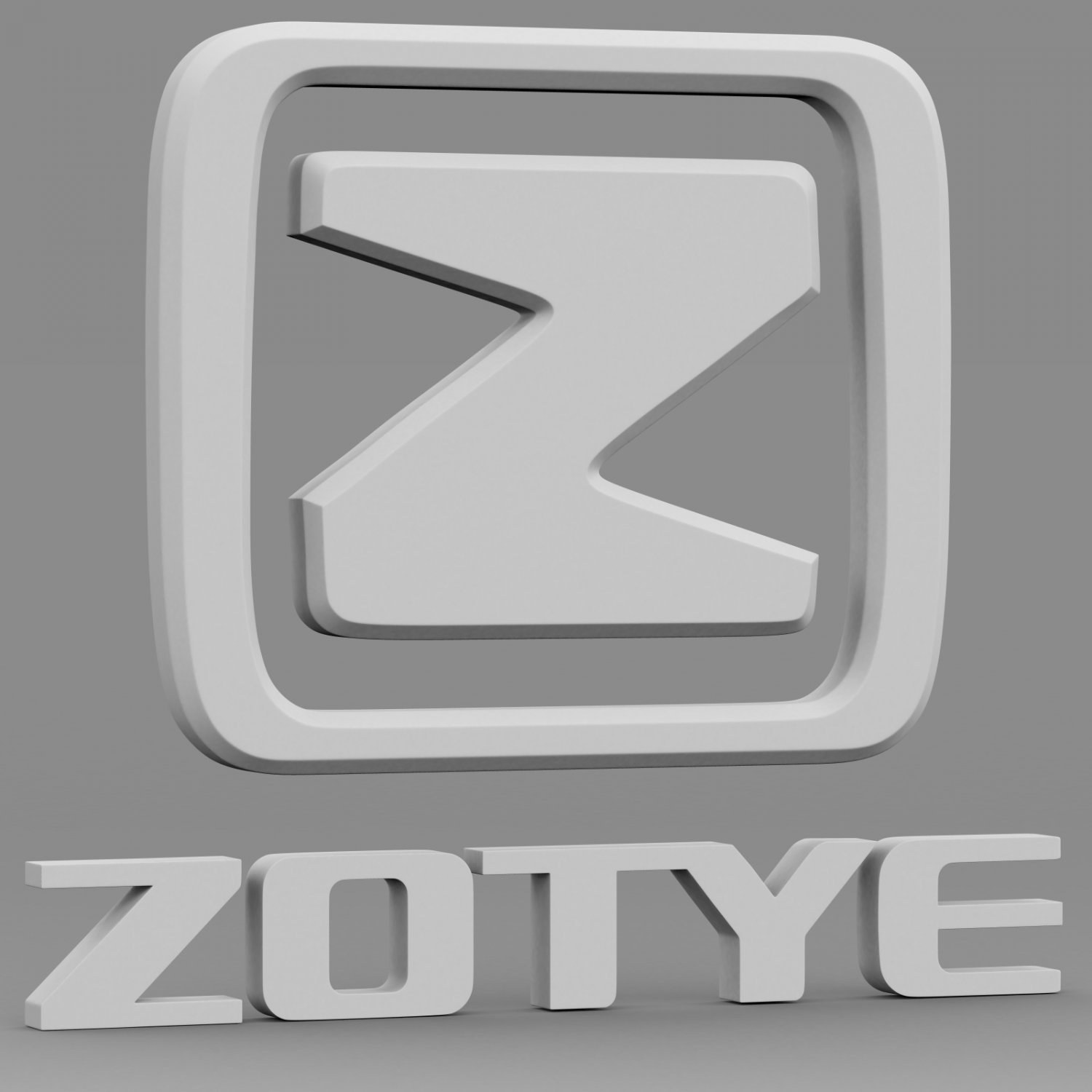 Zotye logo 3D Model in Parts of auto 3DExport