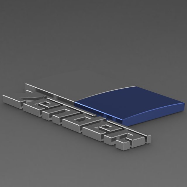 zender logo 3D Model in Parts of auto 3DExport