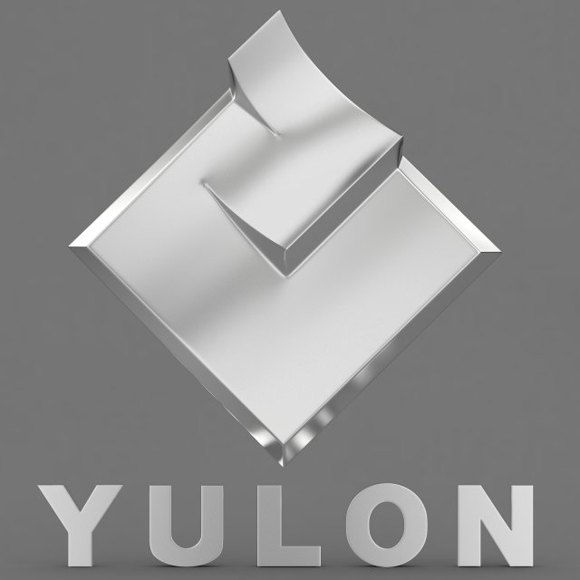 yulon logo 3D Model in Parts of auto 3DExport