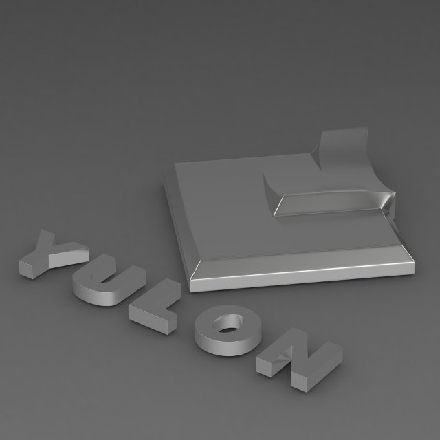 yulon logo 3D Model in Parts of auto 3DExport