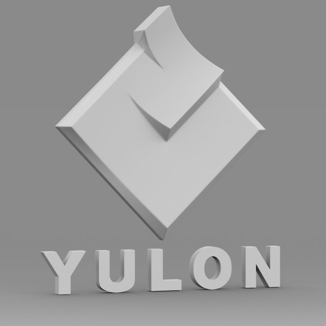 yulon logo 3D Model in Parts of auto 3DExport