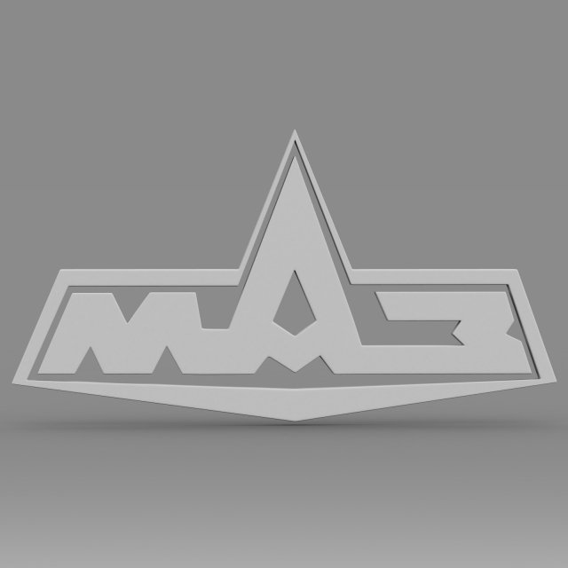 maz logo 3D Model in Parts of auto 3DExport