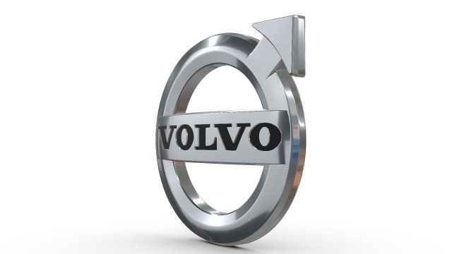 volvo logo 3 3D Model in Parts of auto 3DExport