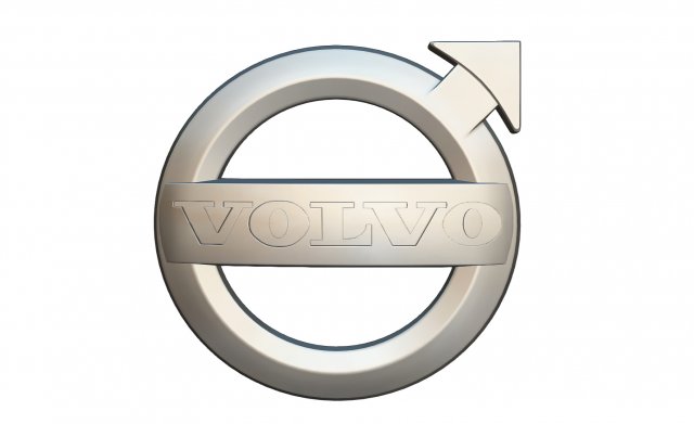volvo logo 3 3D Model in Parts of auto 3DExport