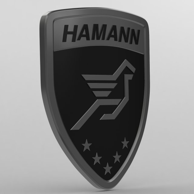 hamann logo 3D Model in Parts of auto 3DExport