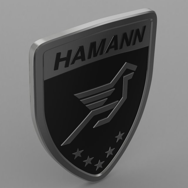 hamann logo 3D Model in Parts of auto 3DExport