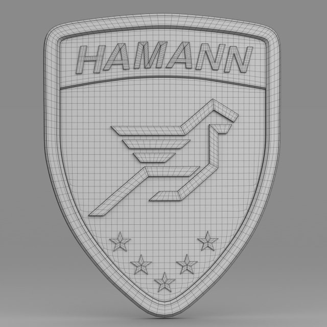 hamann logo 3D Model in Parts of auto 3DExport