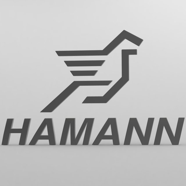 hamann logo 3D Model in Parts of auto 3DExport