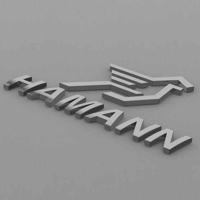hamann logo 3D Model in Parts of auto 3DExport
