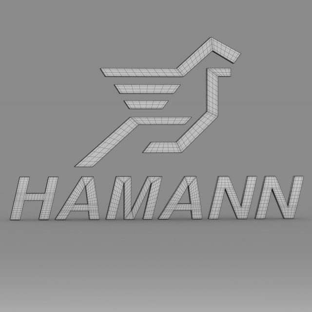 hamann logo 3D Model in Parts of auto 3DExport