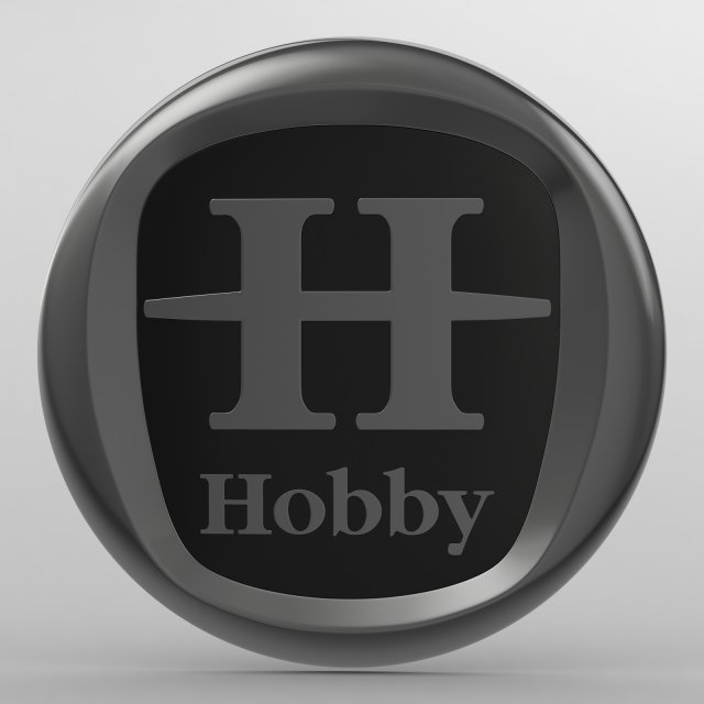 hobby logo 2 3D Model in Parts of auto 3DExport