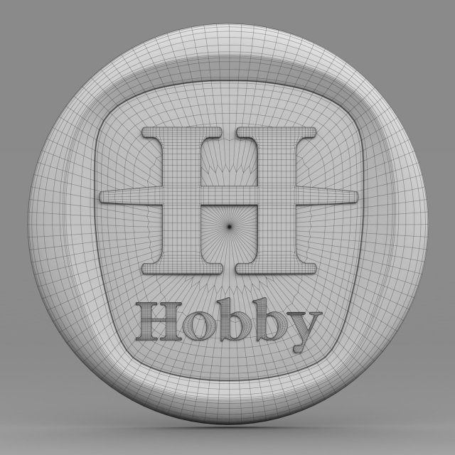 hobby logo 2 3D Model in Parts of auto 3DExport