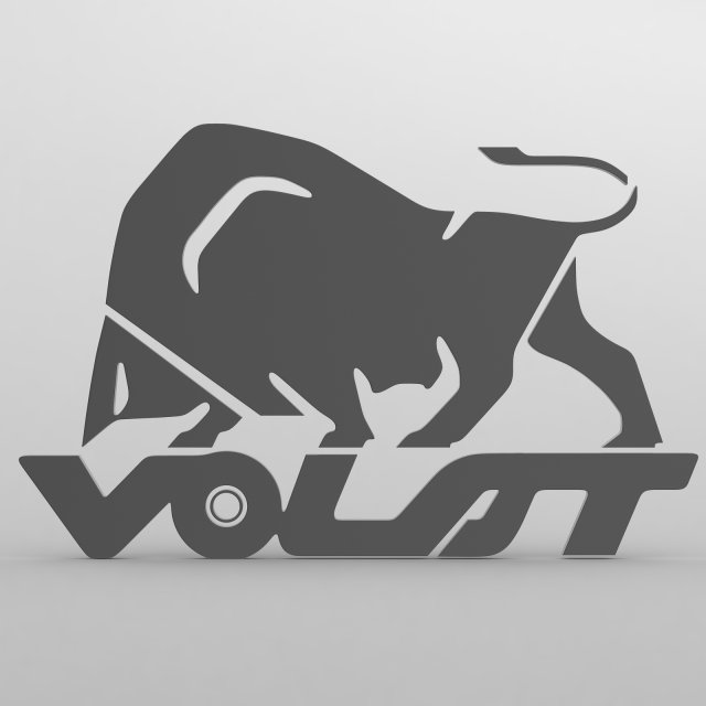 volat logo 3D Model in Parts of auto 3DExport