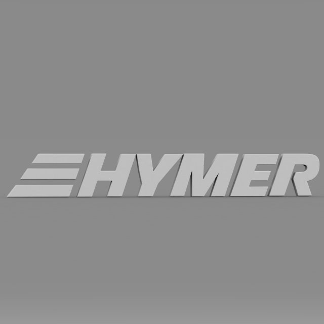 hymer logo 3D Model in Parts of auto 3DExport