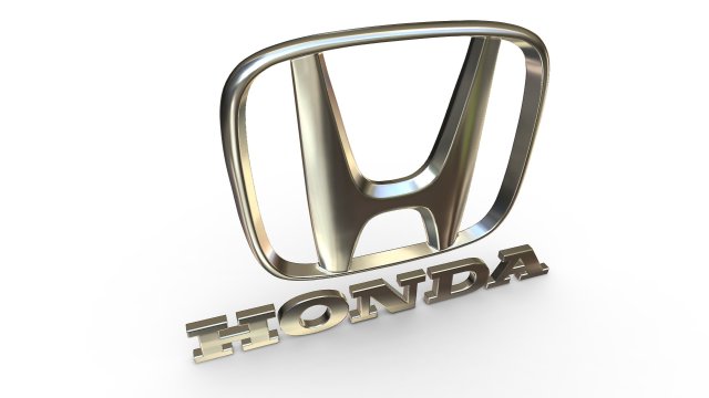 honda logo 3D Model in Parts of auto 3DExport