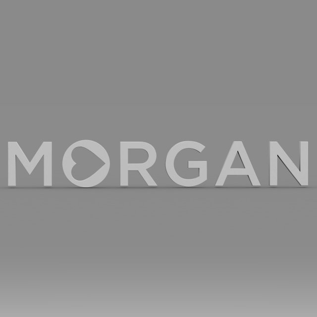 morgan logo 3D Model in Clothing 3DExport