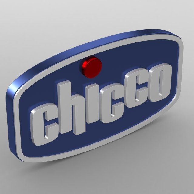 chicco logo 3D Model in Other 3DExport