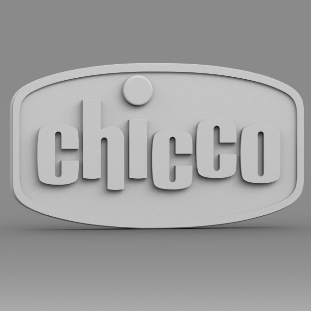 chicco logo 3D Model in Other 3DExport