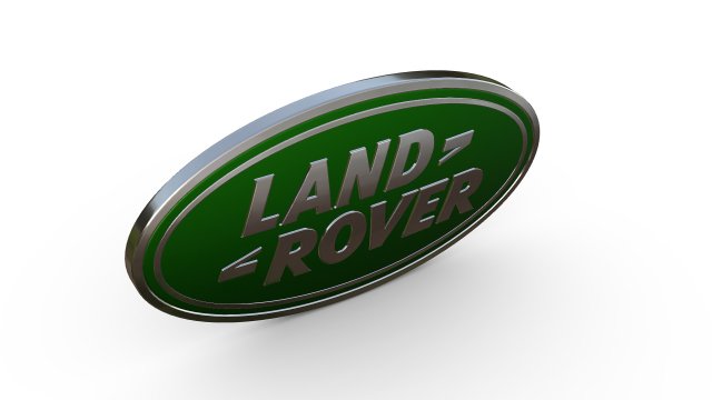 land rover logo 3D Model in Parts of auto 3DExport
