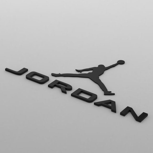 jordan logo 3D Model in Other 3DExport