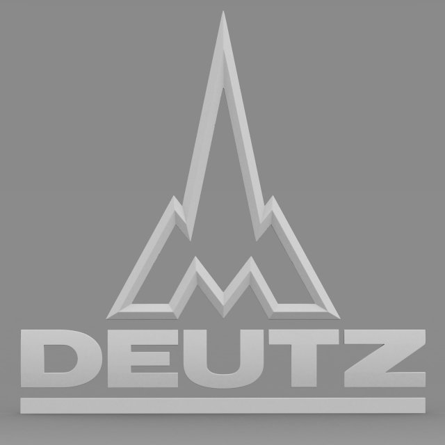 deutz logo 3D Model in Parts of auto 3DExport