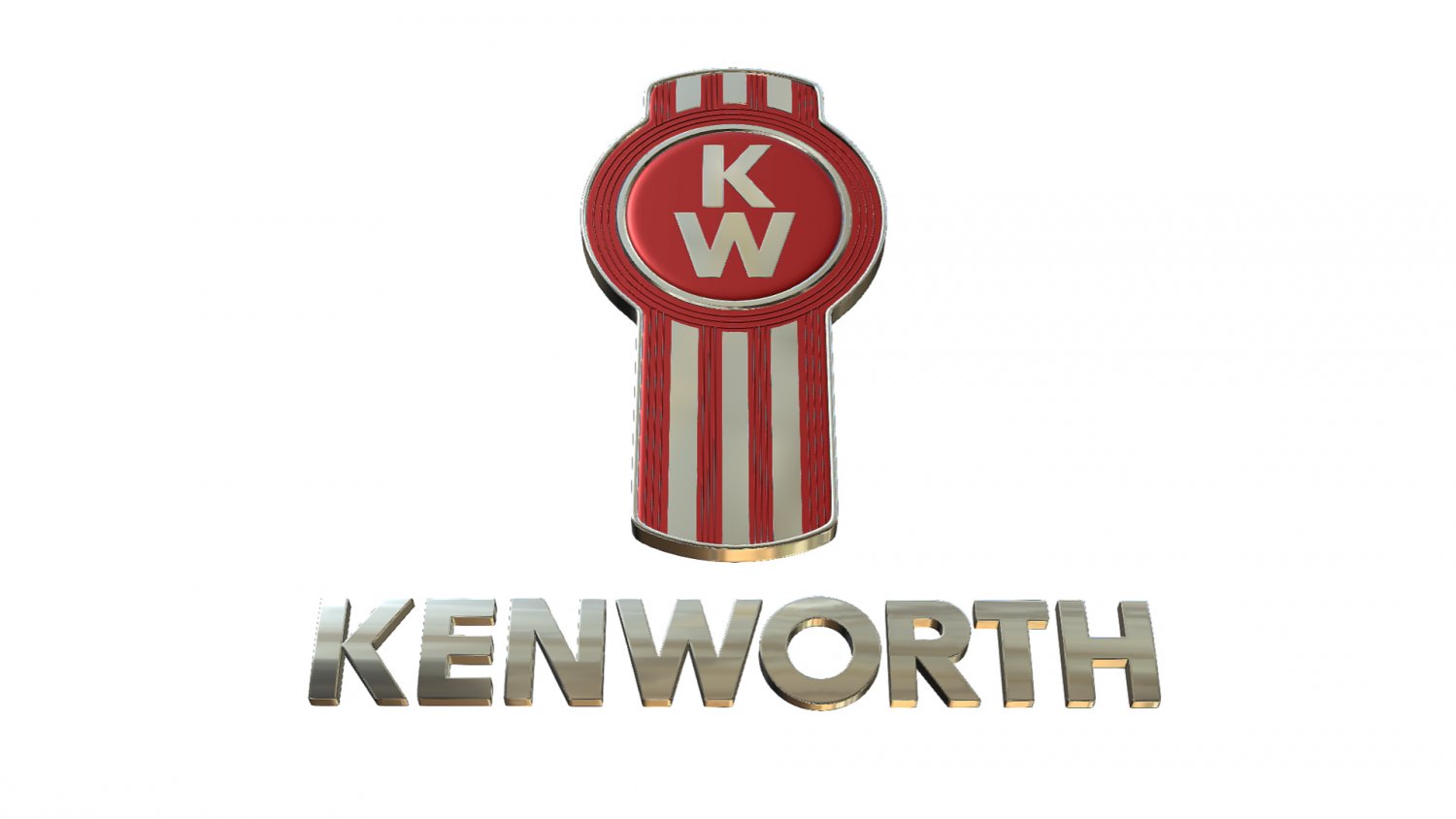 Kenworth logo 3D Model in Parts of auto 3DExport