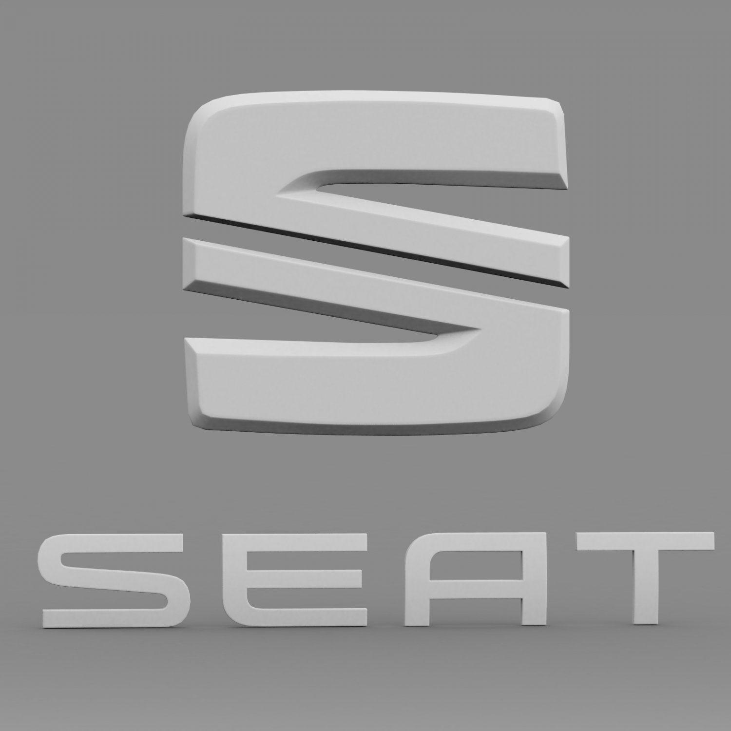 Seat logo 3D Model in Parts of auto 3DExport
