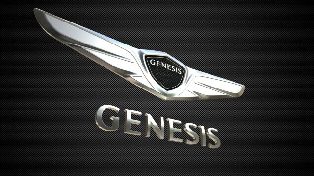 Genesis logo 3D Model in Parts of auto 3DExport