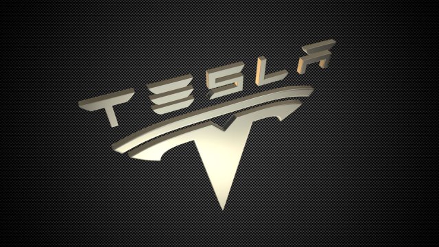 tesla logo 3D Model in Parts of auto 3DExport