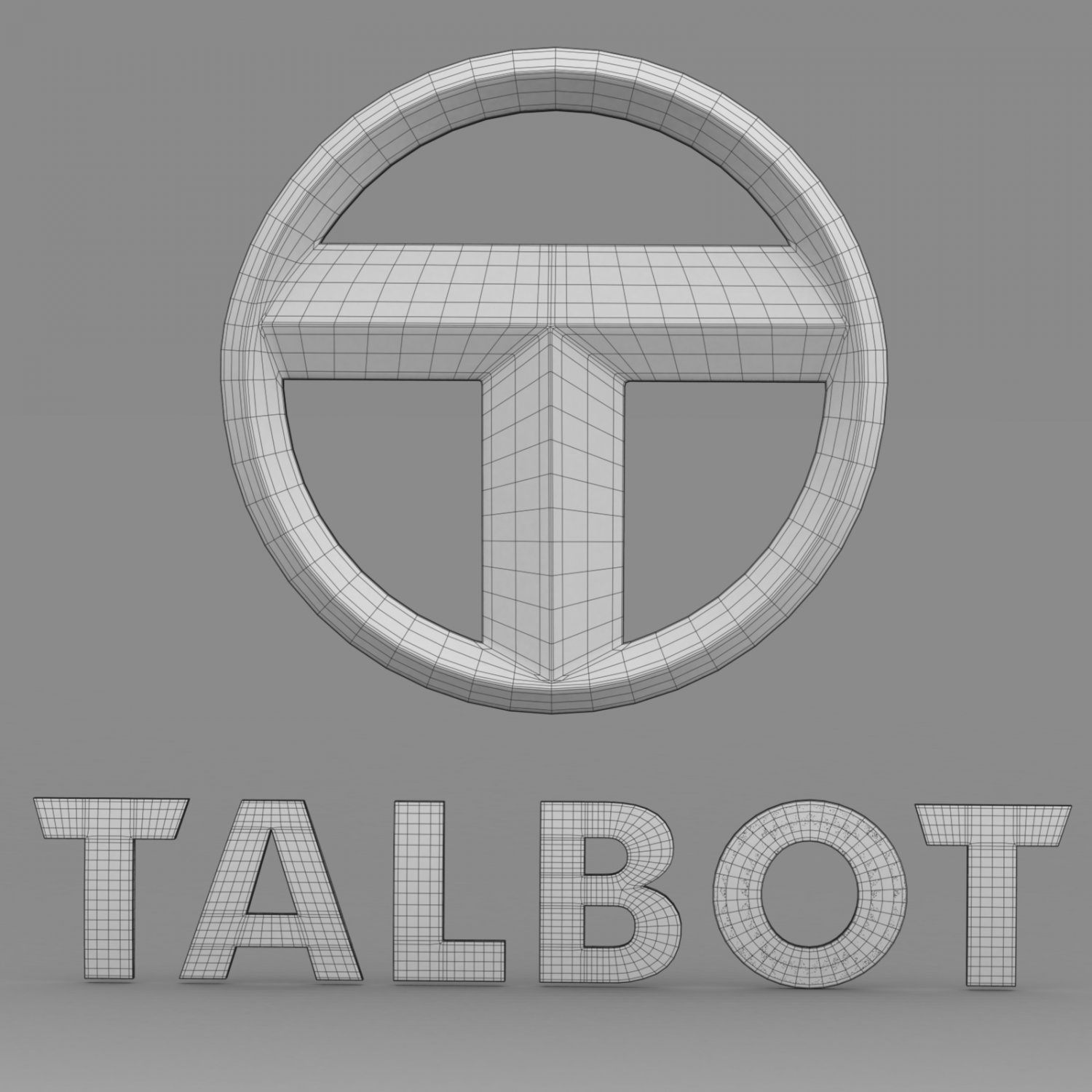 talbot logo 3D Models in Parts of auto 3DExport