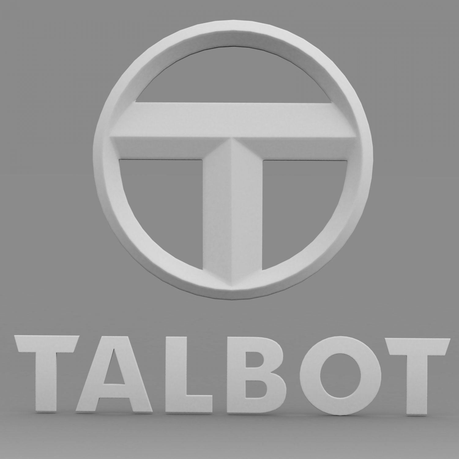 talbot logo 3D Models in Parts of auto 3DExport
