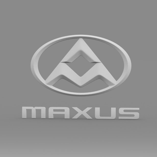 maxus logo 3D Model in Parts of auto 3DExport