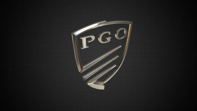 pgo logo 3D Model in Parts of auto 3DExport