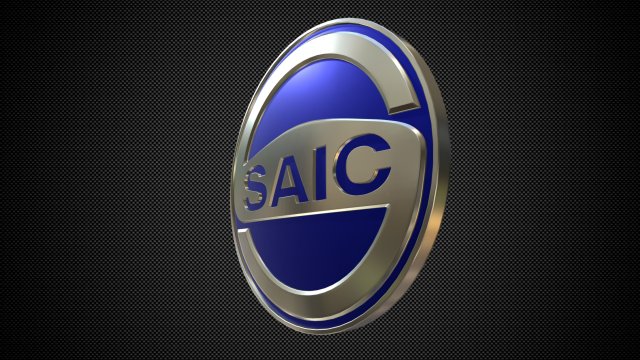 saic logo 3D Model in Parts of auto 3DExport