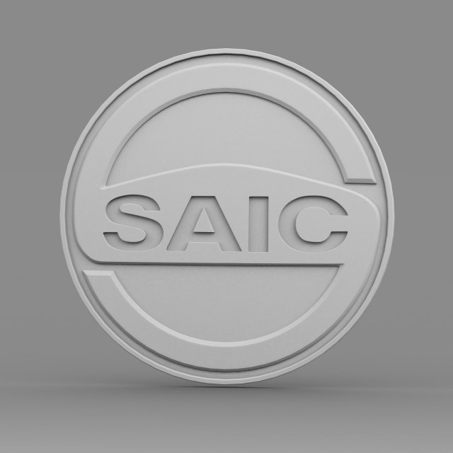 saic logo 3D Model in Parts of auto 3DExport