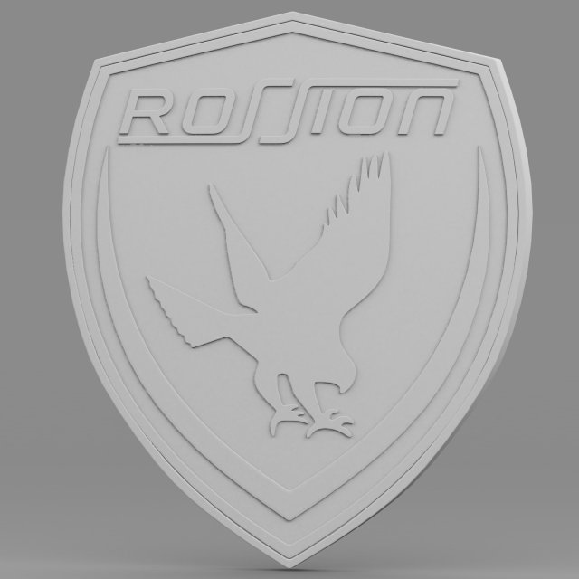 rossion logo 3D Model in Parts of auto 3DExport