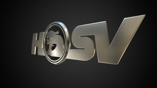 hsv logo 3D Model in Parts of auto 3DExport
