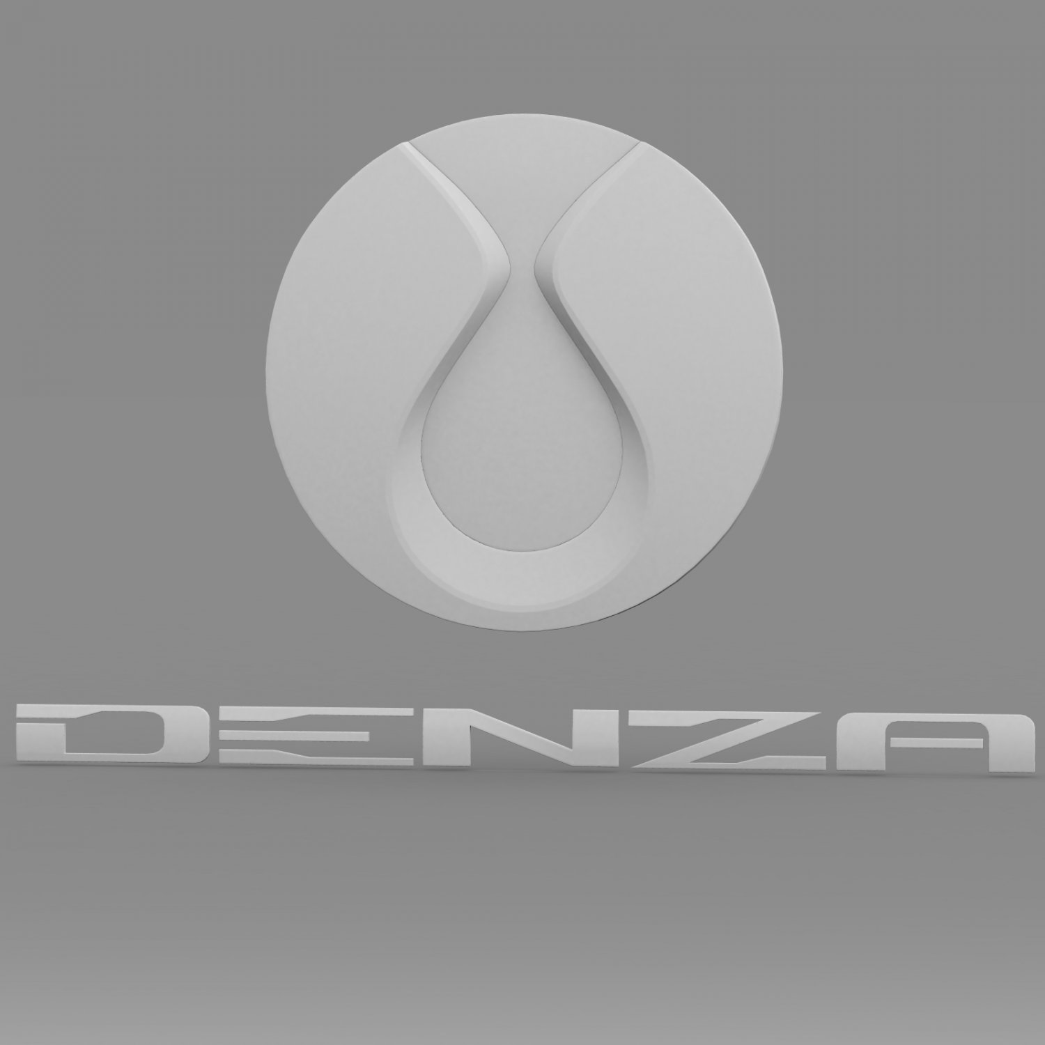 denza logo Modèles 3D in Parties d'auto 3DExport