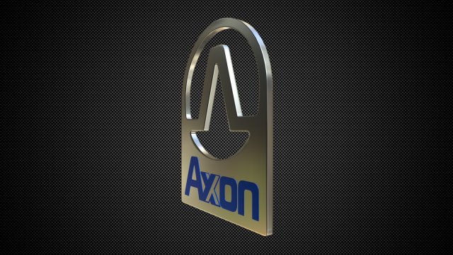 axon logo 3D Model in Parts of auto 3DExport
