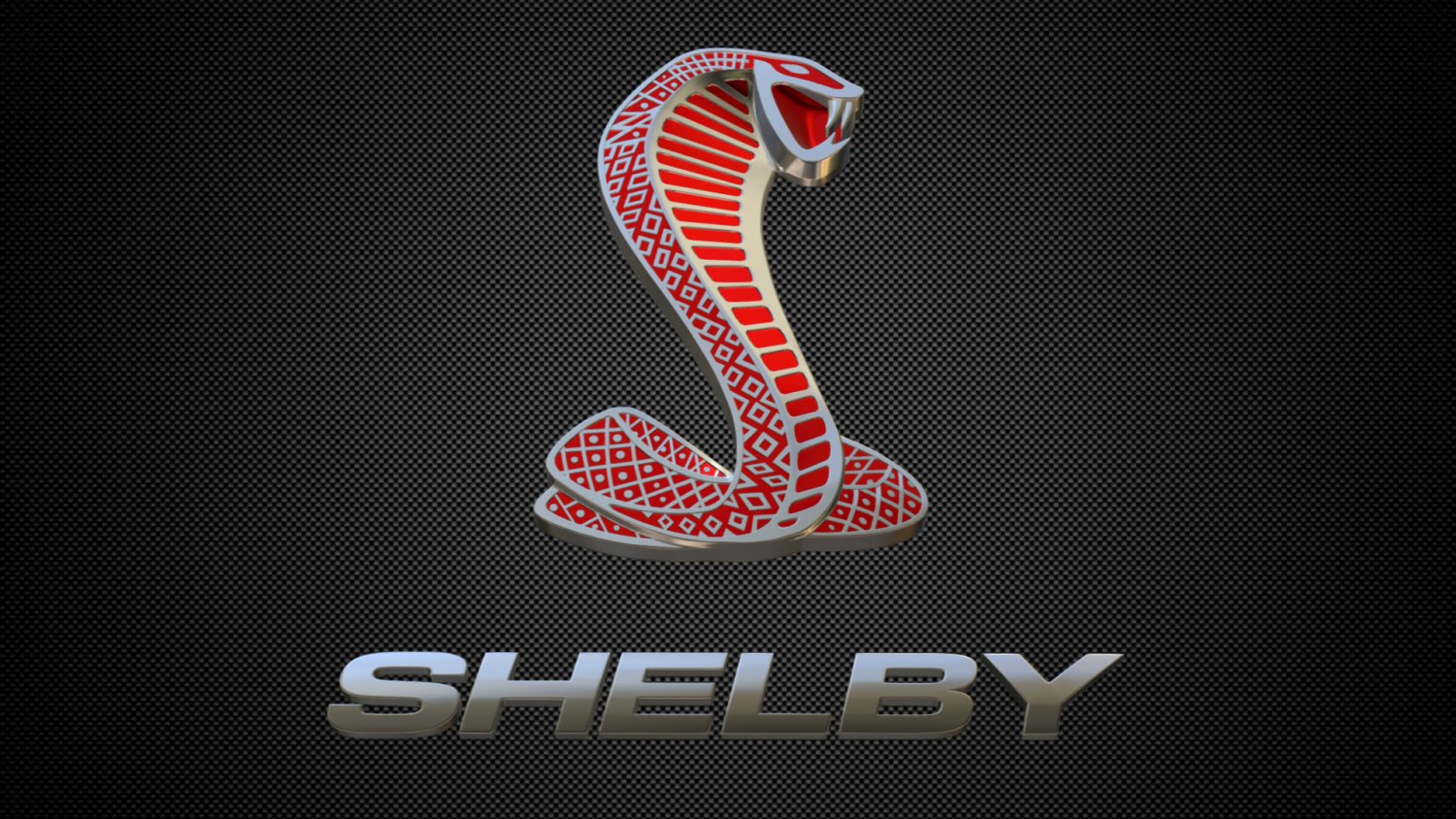 Shelby logo 2 3D Model in Parts of auto 3DExport