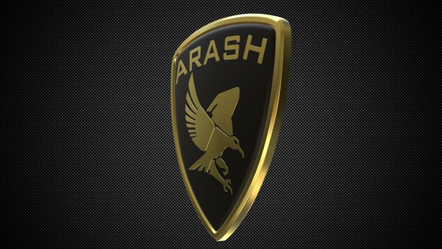 arash logo 3D Model in Parts of auto 3DExport