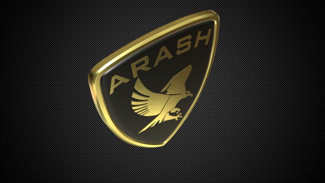 arash logo 3D Model in Parts of auto 3DExport