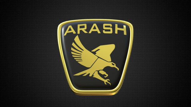 arash logo 2 3D Model in Parts of auto 3DExport