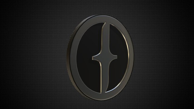 polonez logo 3D Model in Parts of auto 3DExport