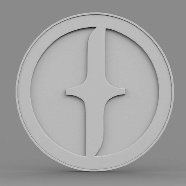 polonez logo 3D Model in Parts of auto 3DExport