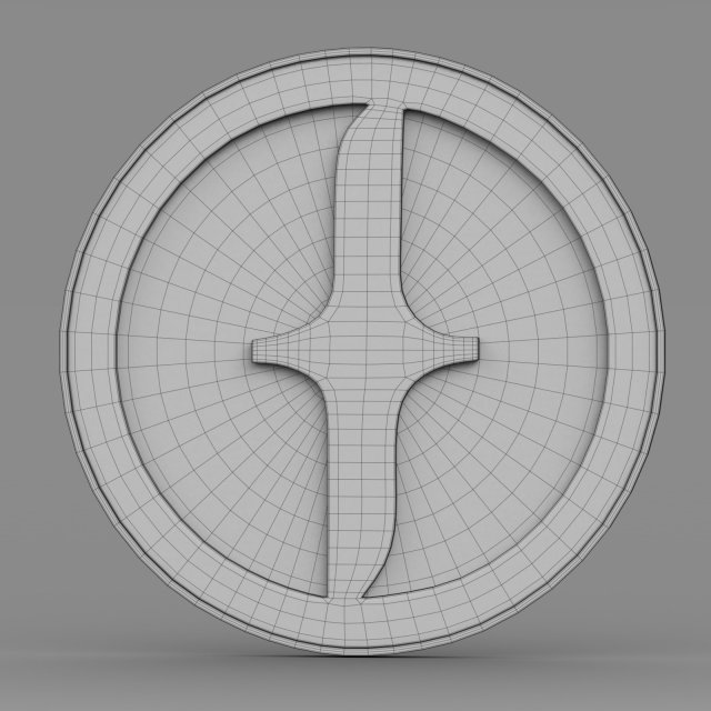 polonez logo 3D Model in Parts of auto 3DExport