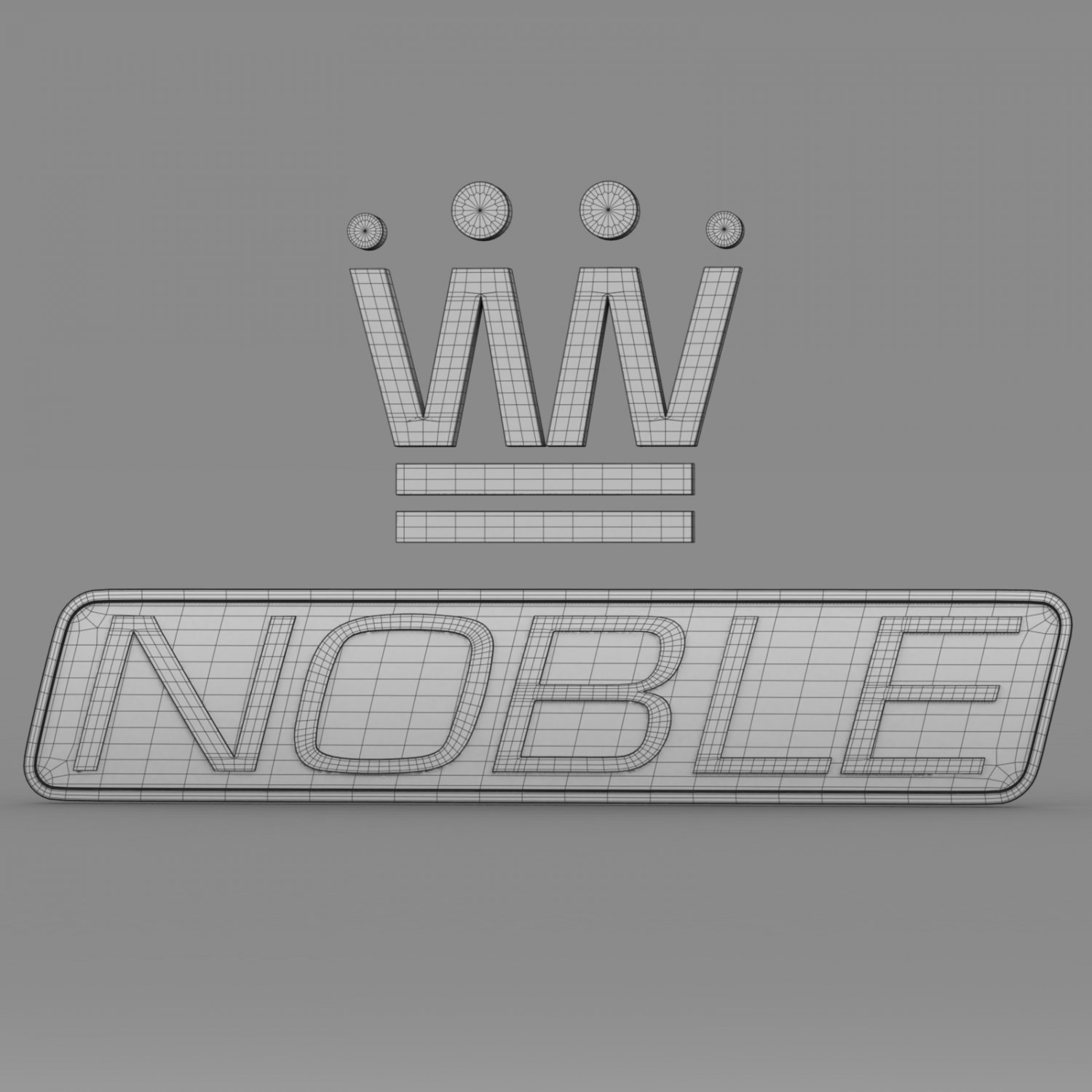 noble logo 3D Models in Parts of auto 3DExport