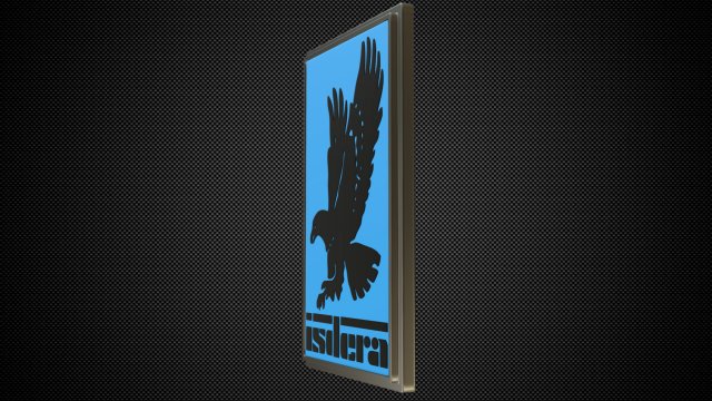 isdera logo 3D Model in Parts of auto 3DExport