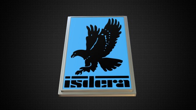 isdera logo 3D Model in Parts of auto 3DExport