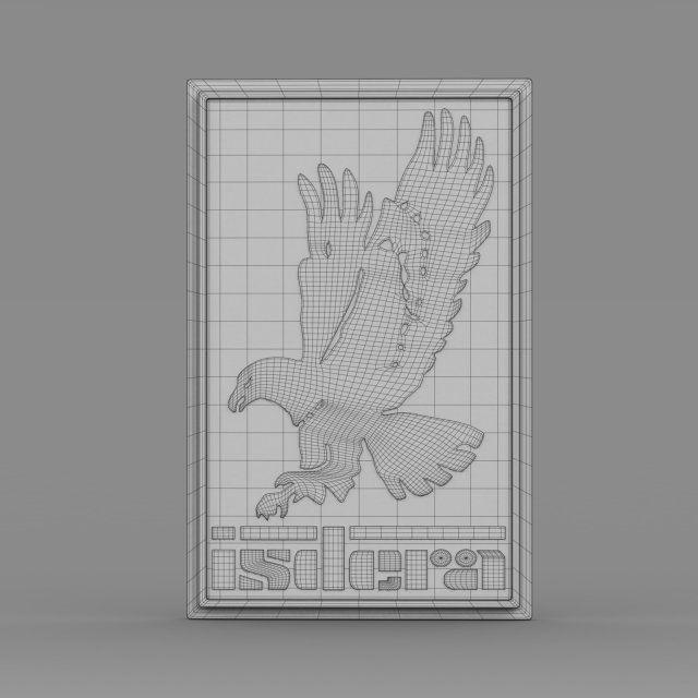 isdera logo 3D Model in Parts of auto 3DExport